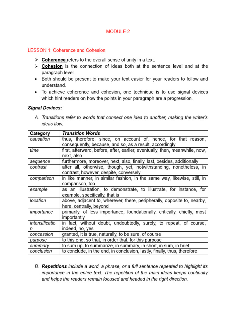 RWS Module 2 Lessons 1 3 1 | PDF | Linguistics | Human Communication