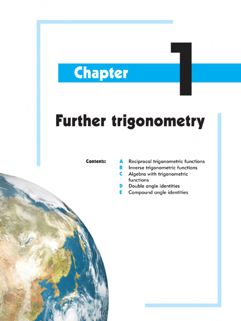 MAA HL Further Trigonometry | PDF