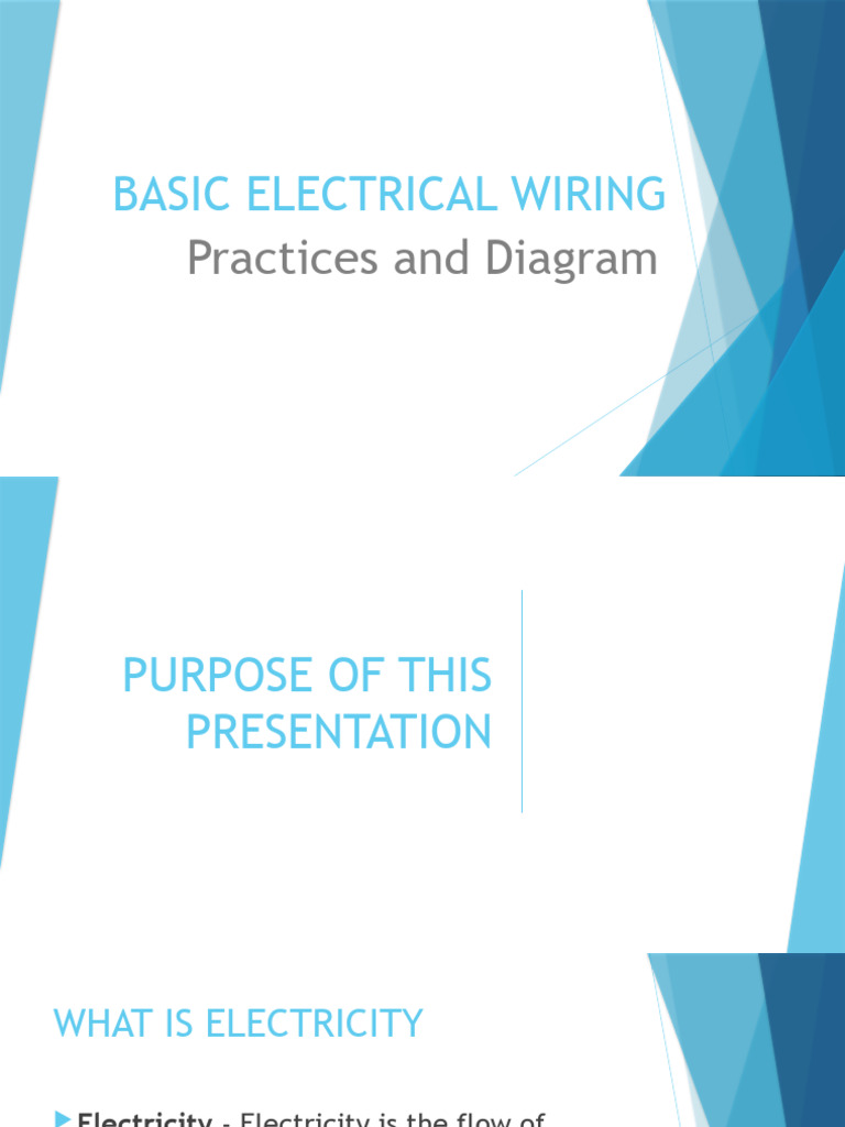 Basic Electrical Wiring Guide | PDF