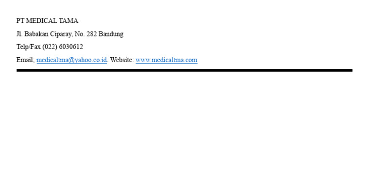 PT Medical Tama | PDF