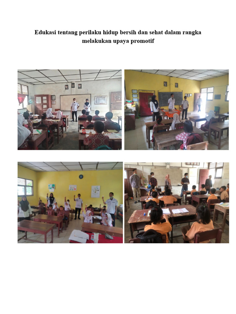 Edukasi Tentang Perilaku Hidup Bersih Dan Sehat Dalam Rangka Melakukan ...