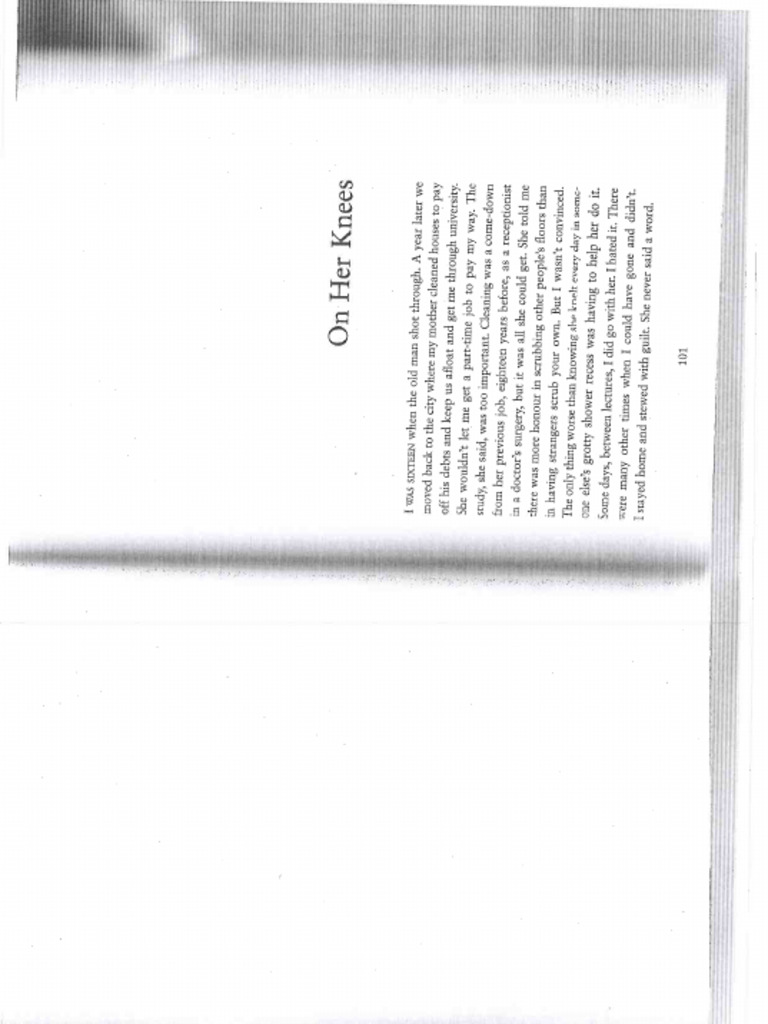 On Her Knees (Tim Winton) | PDF