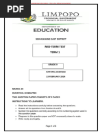 Ems Grade 9 Term 1 Controlled Test Question Paper JTG 2024 - 094420 ...