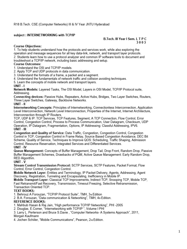 Internet of TCP-IP Notes | PDF | Internet Protocols | Osi Model
