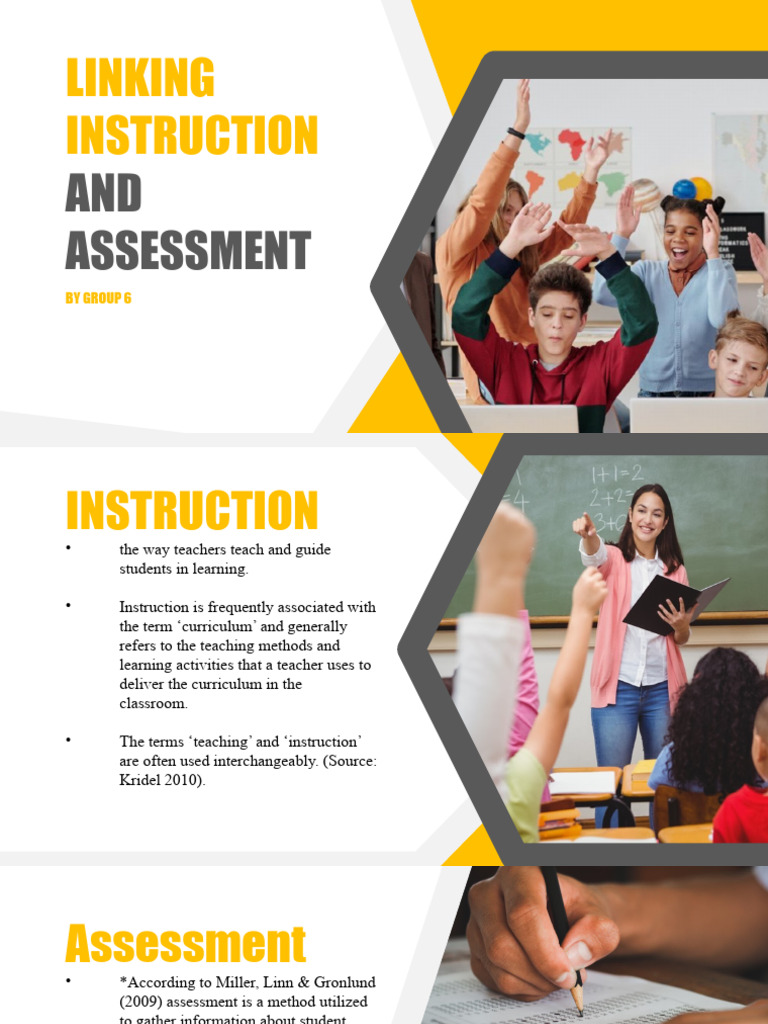Linking Instruction and Assessment | Download Free PDF | Educational ...