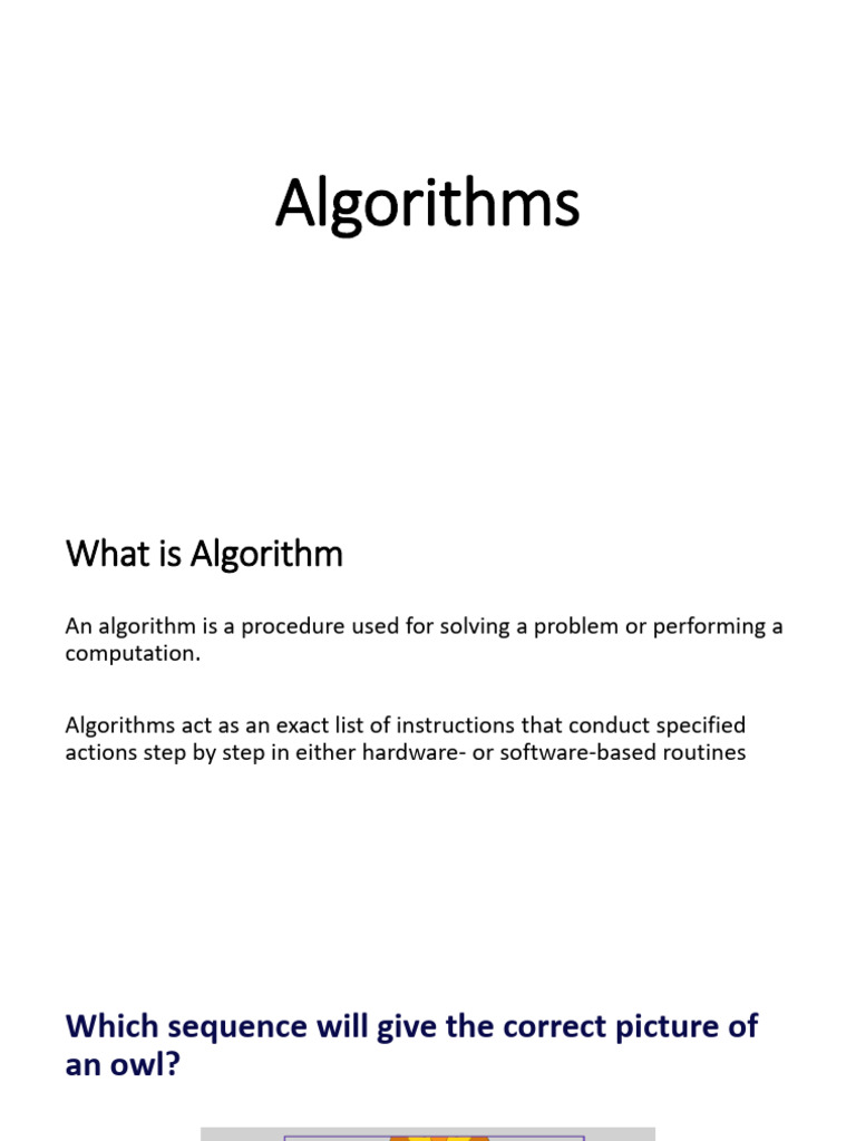 Algorithms | PDF | Algorithms | Set (Mathematics)