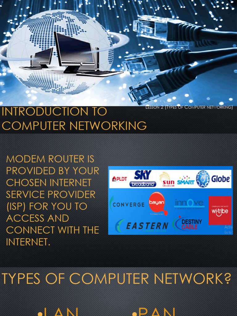 Lesson2 Types Of Computer Network Pdf