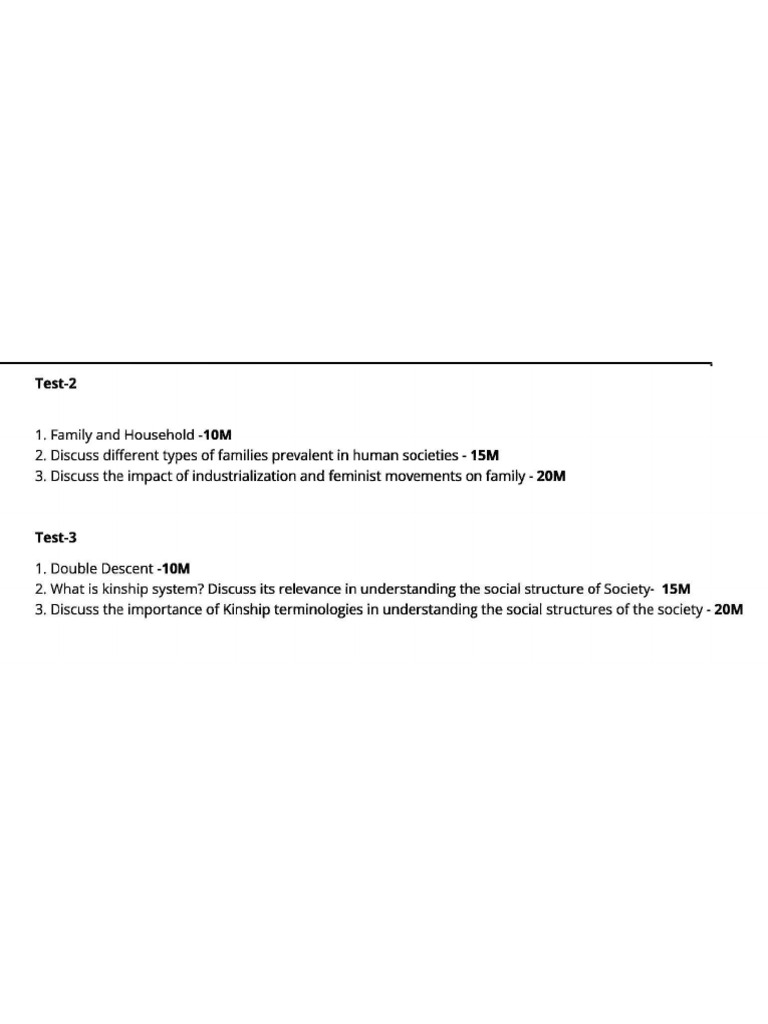 Practice Test Paper 2 | PDF
