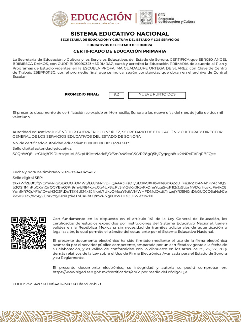 Certifica Do | PDF