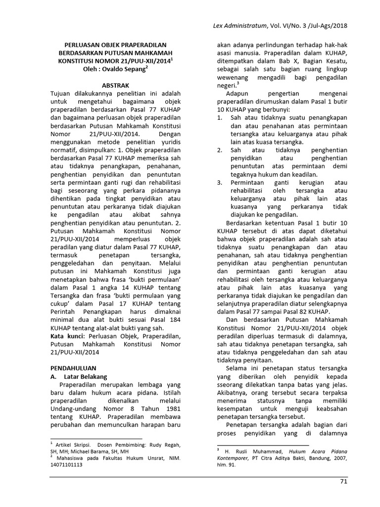 HSM administratum,+9.+Ovaldo+Sepang Han | PDF