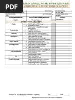 Toyota Hilux Maintenance Checklist | PDF | Motor Oil | Truck