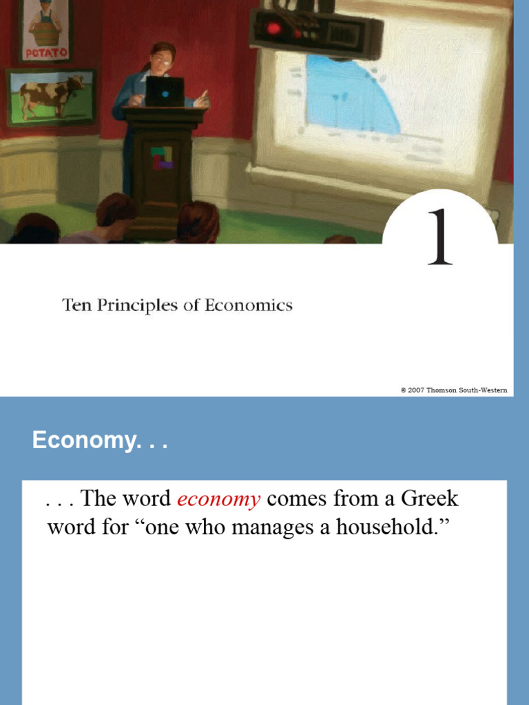 Economic Principles Overview | PDF | Inflation | Market (Economics)