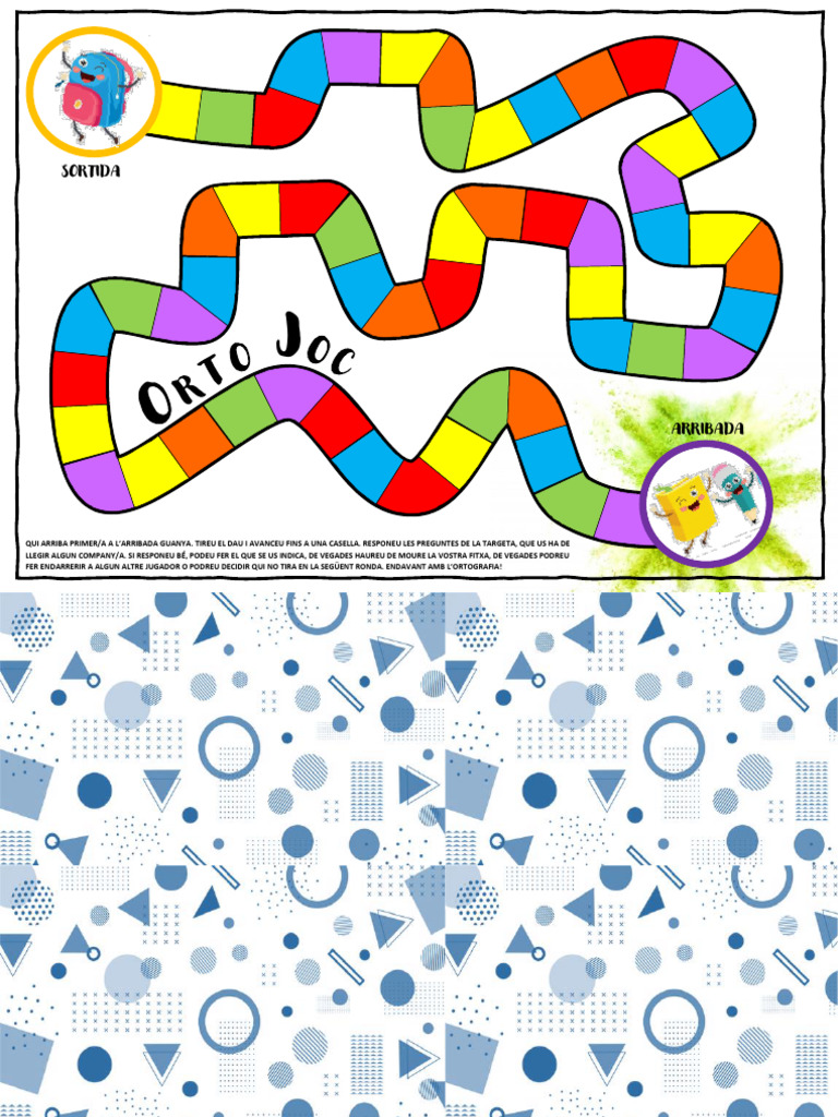 Taulell Joc Ortografia Serp | PDF
