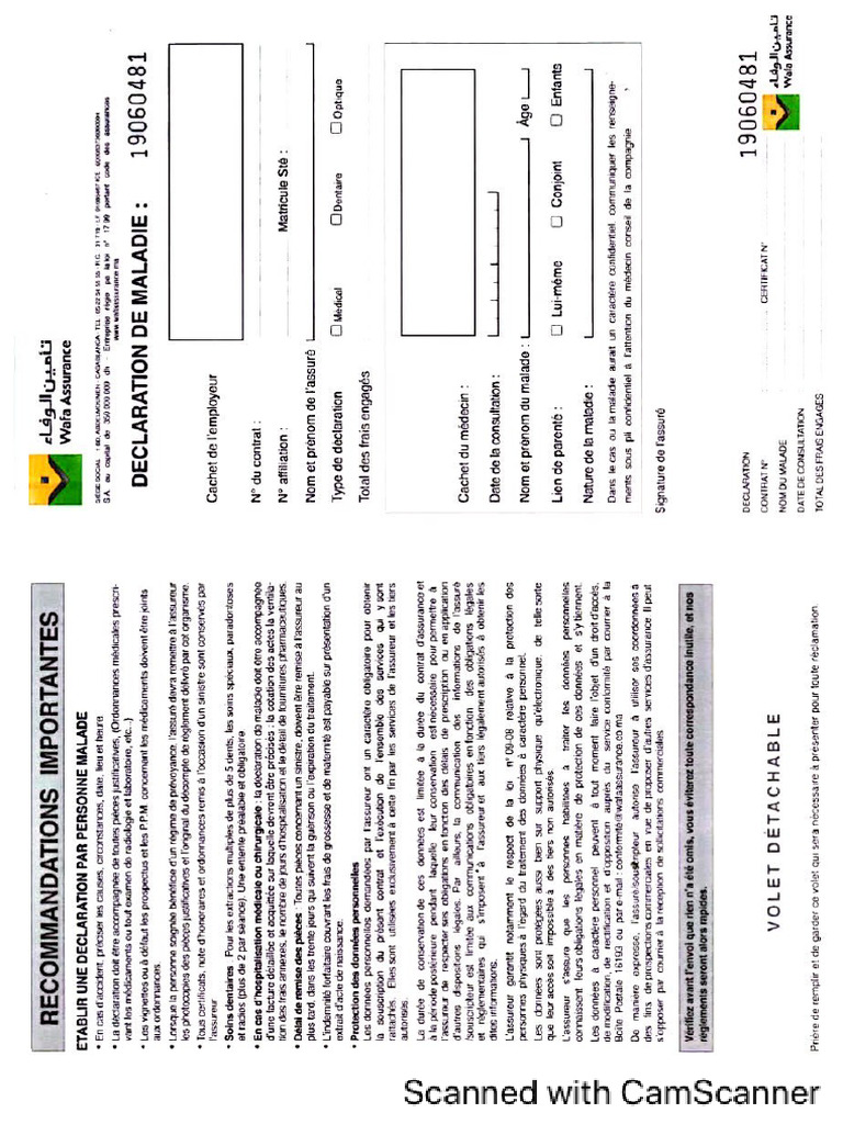 Wafa Assurances | PDF