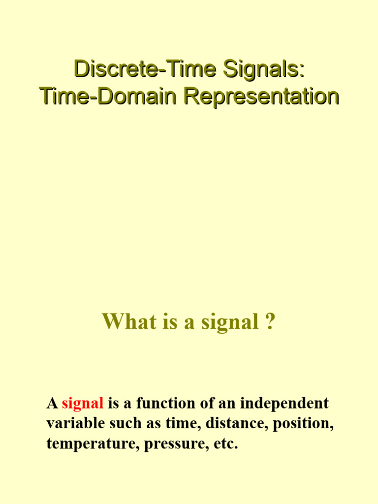 Time Domain Characterization Of Lti Discrete Time Systems Pdf