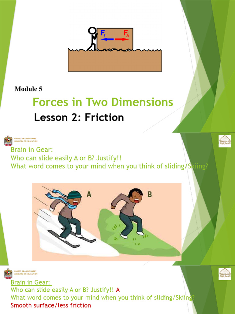 PPT-1 CHP 5.2 - G9 - Friction-1 | PDF | Force | Friction