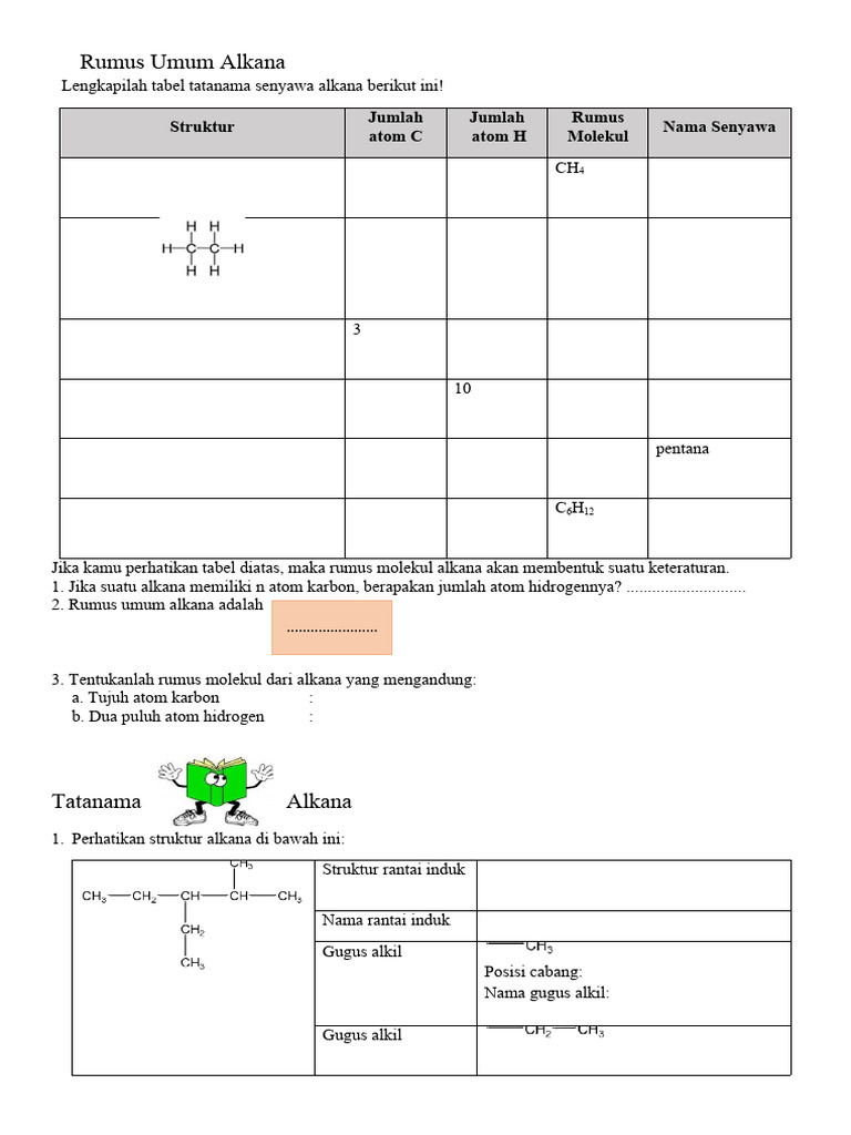 Rumus Umum Alkana | PDF