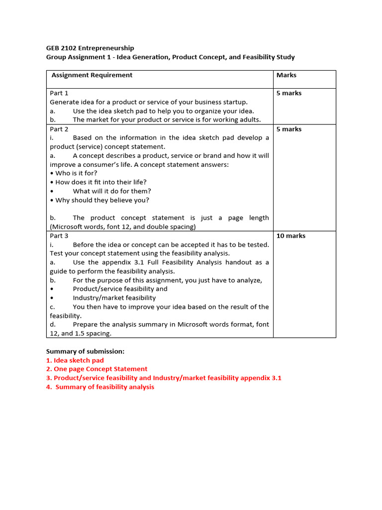 Group Assignment 1 | PDF