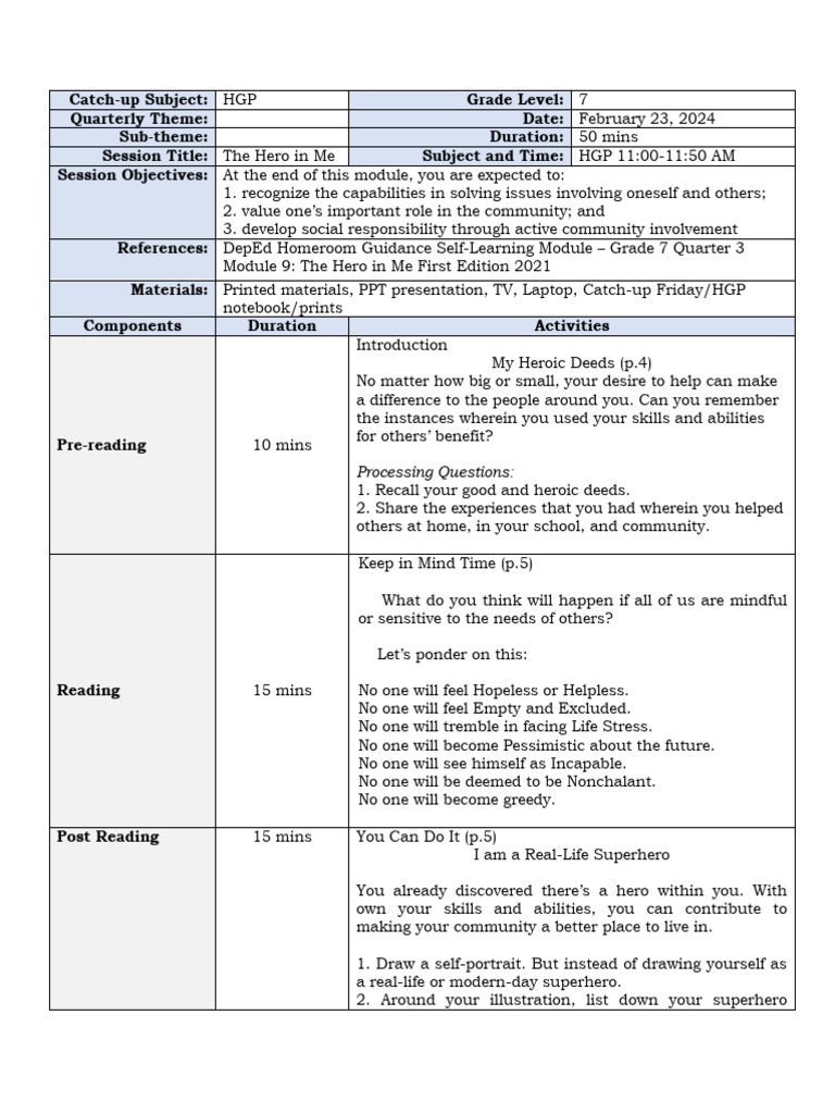 g7 Reading HGP Feb23 2024 | PDF