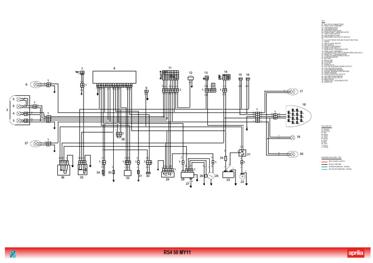 RS4 50 Wiring Diagram | PDF | Switch | Relay