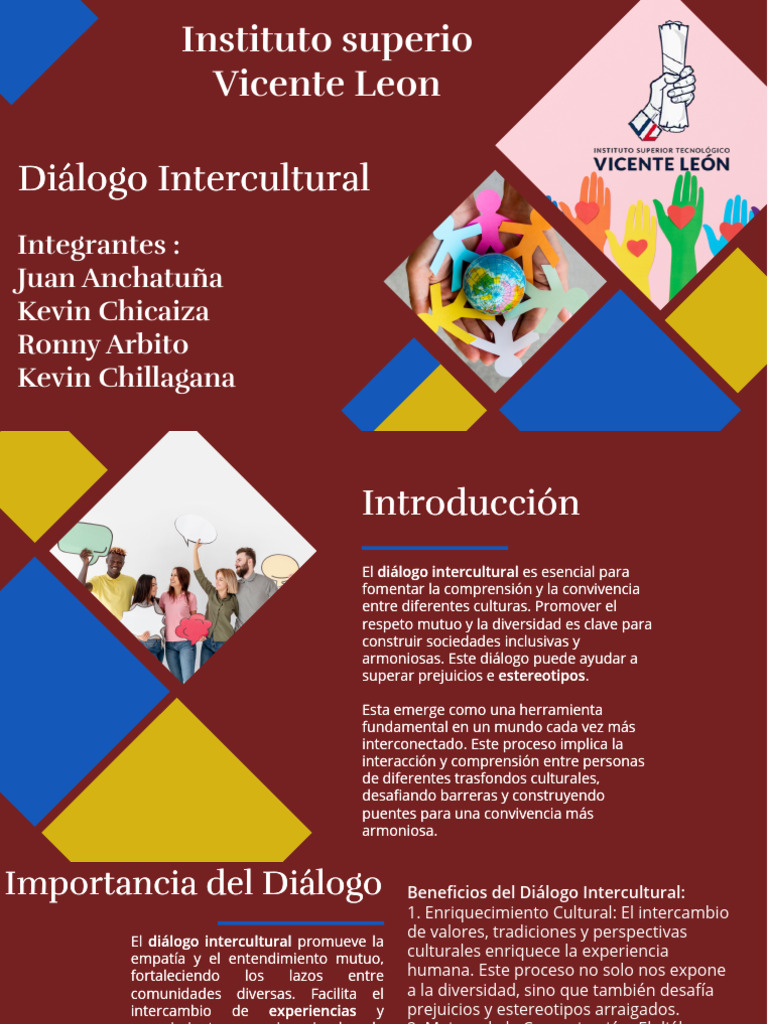 Diálogo Intercultural: Clave para la Inclusión | PDF | Comunicación ...