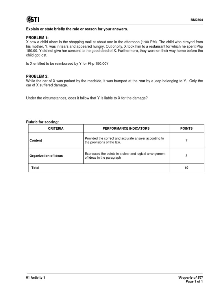 01 Activity 1 | PDF