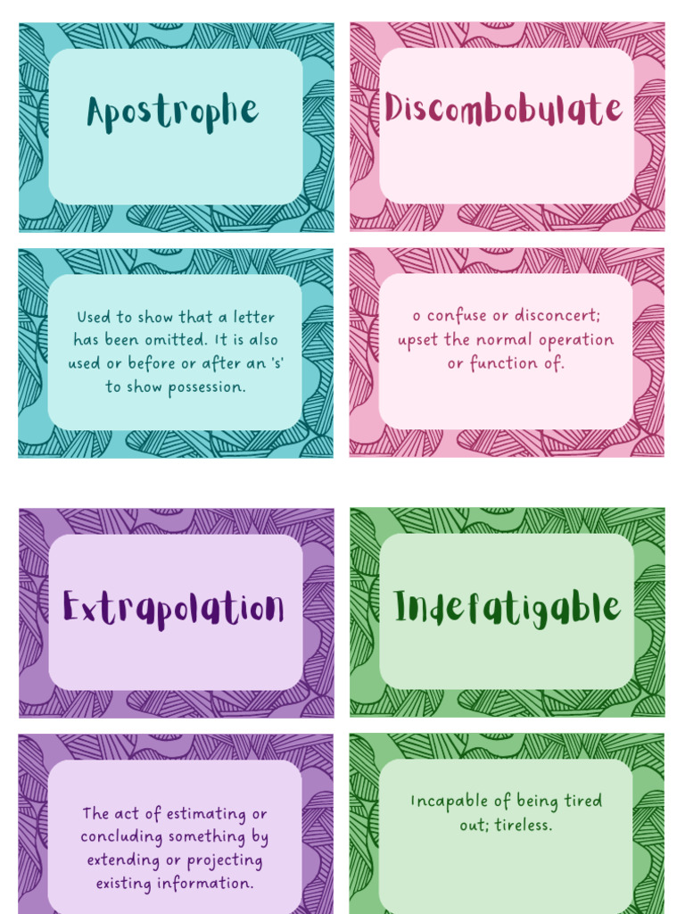 Multi-Colour Bright Colourful Illustrative English Literacy Grammar ...