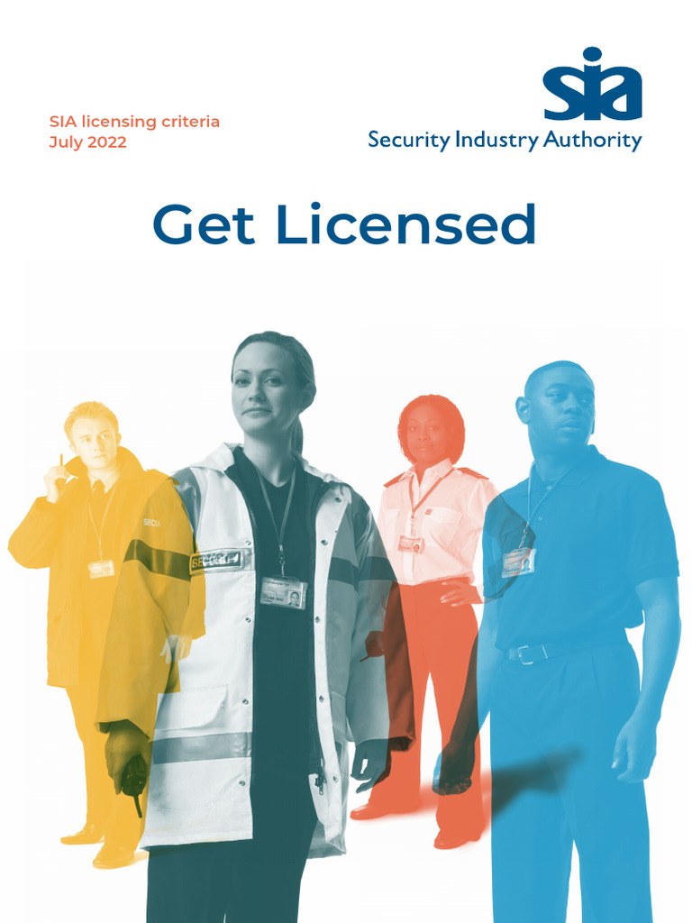 Sia Get Licensed | PDF