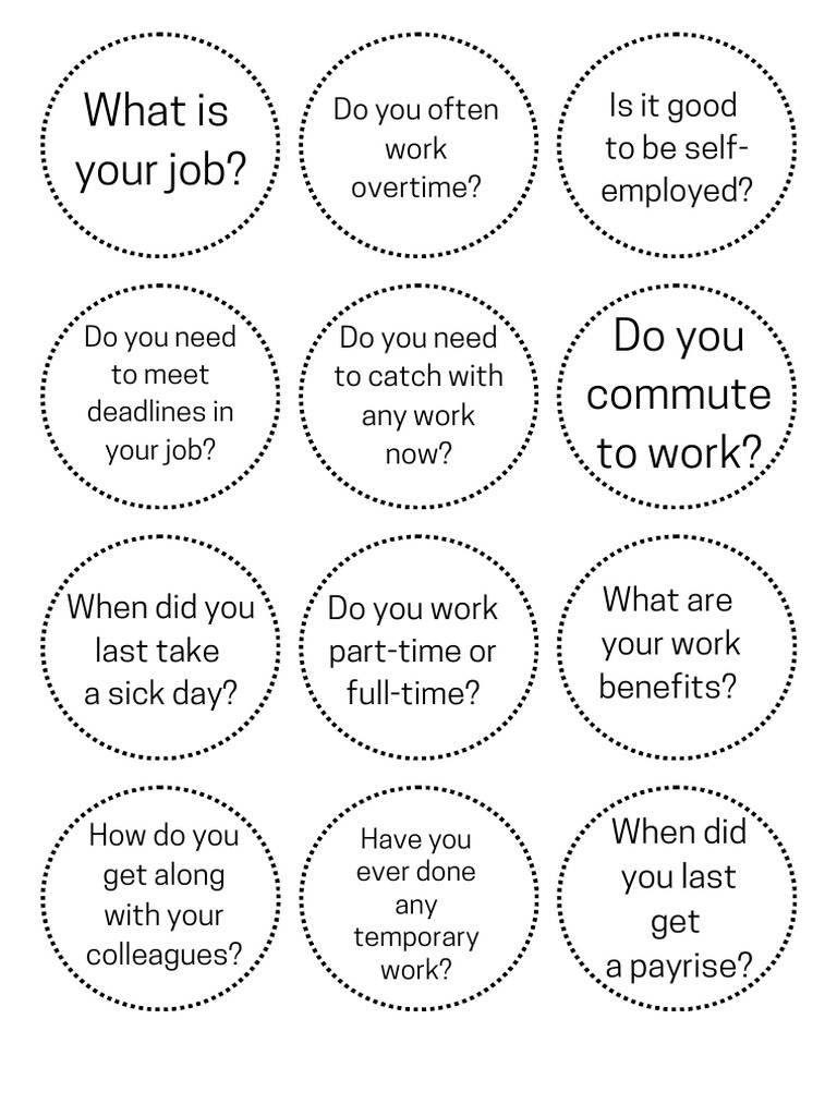 Work Questions | PDF