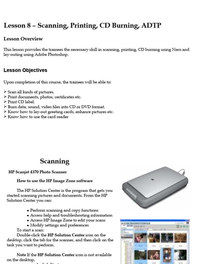 Technical Lesson 8 | PDF