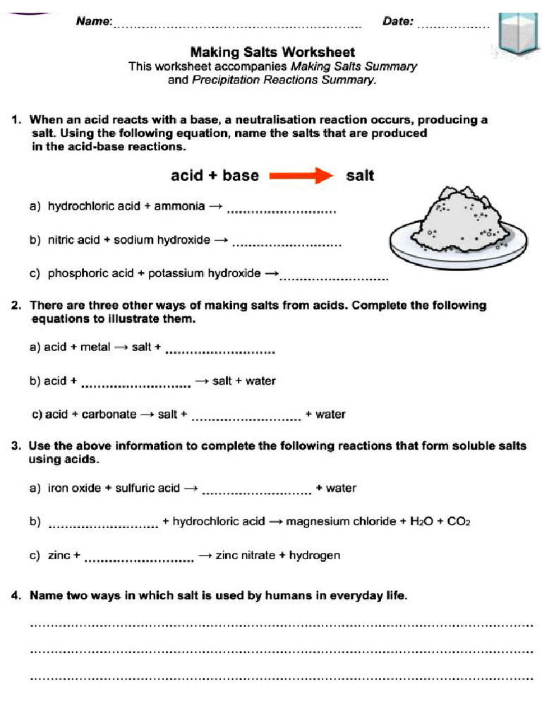 Salts | PDF