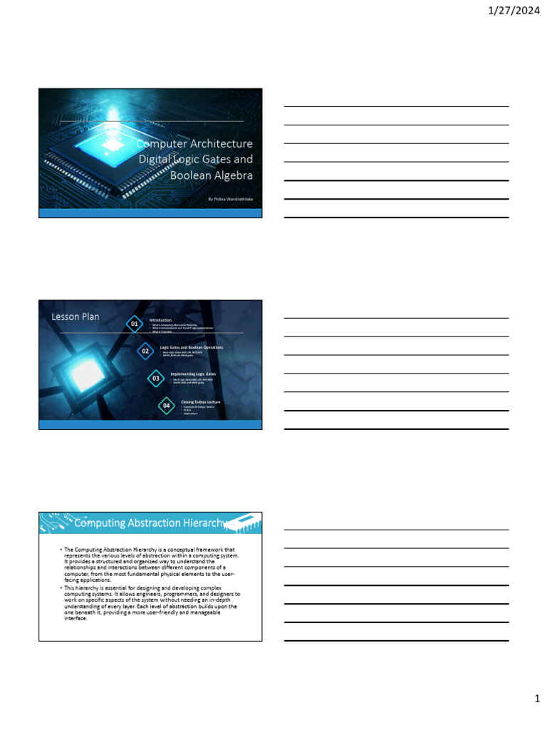 Computer Architecture 3 | PDF | Field Effect Transistor | Semiconductors