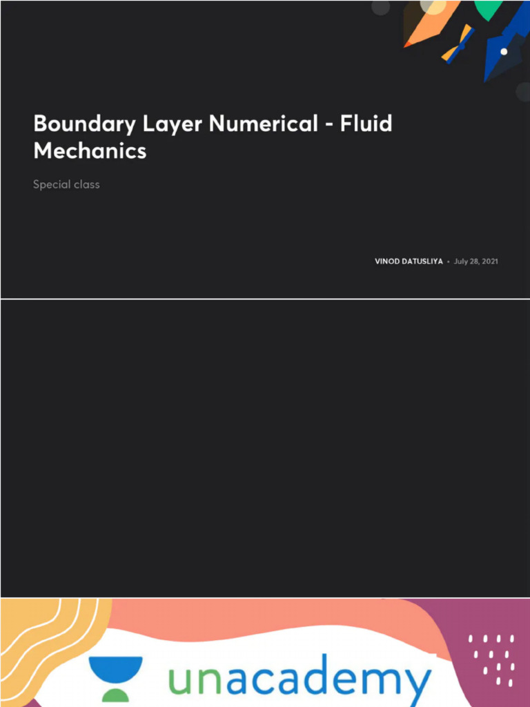 Boundary Layer Numerical Fluid Mechanics With Anno | PDF