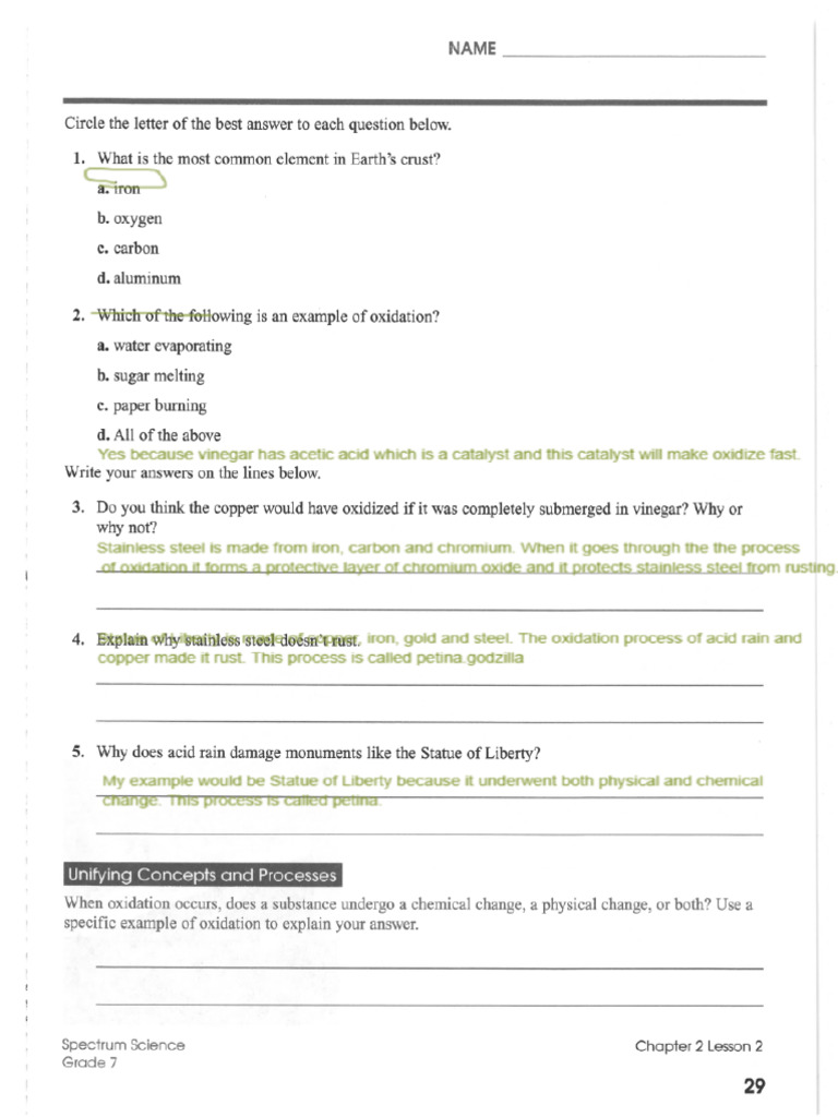 Spectrum Science Grade 7 - (2-2) - 2 | PDF