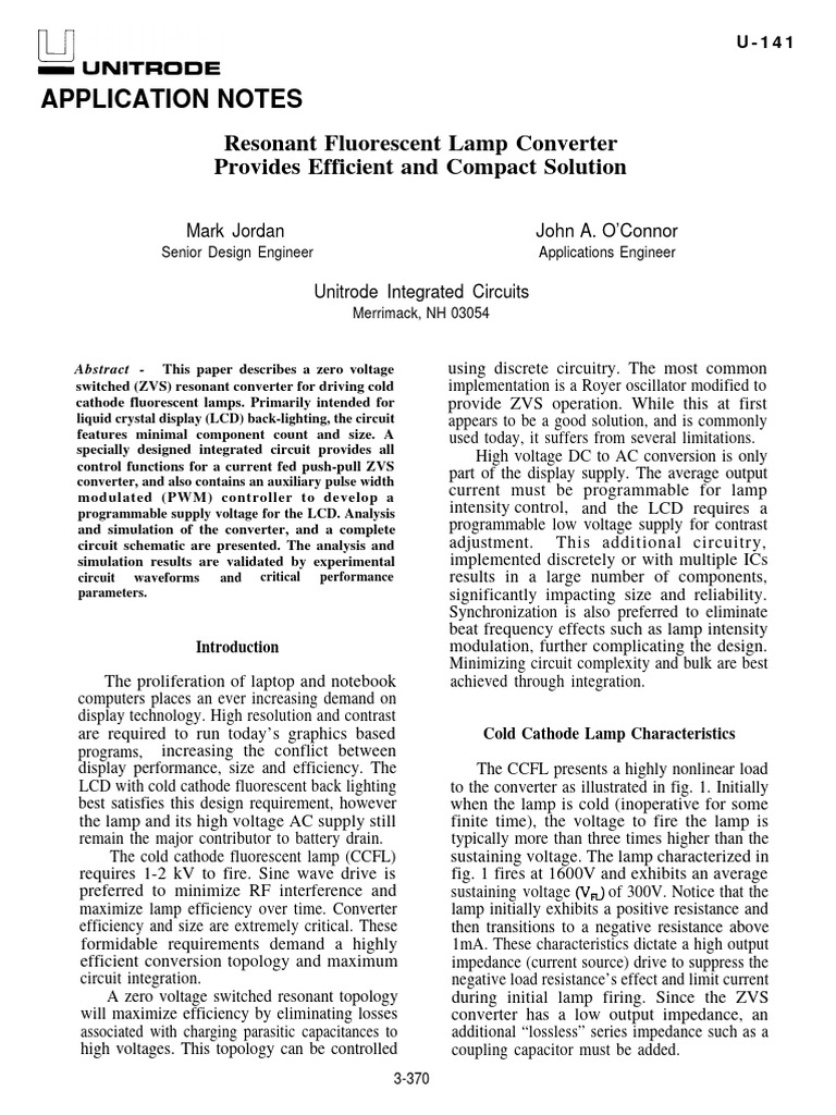 Slua 056 | PDF | Resonance | Capacitor