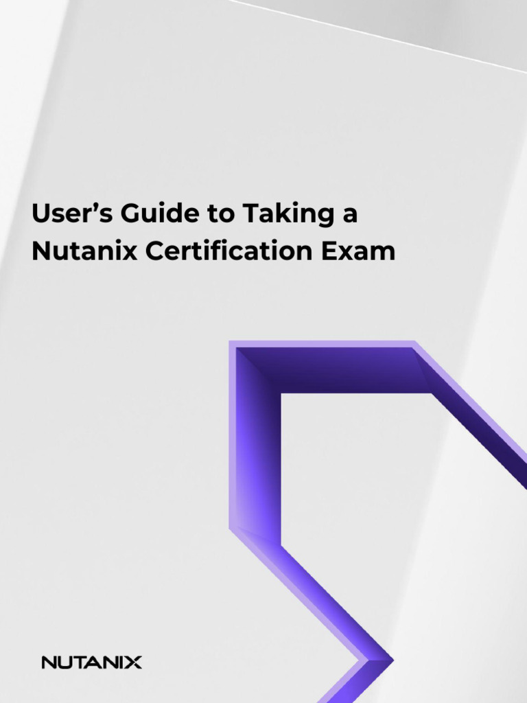 Users Guide To Taking Nutanix Certification Exams | PDF | Coupon | Credit Card