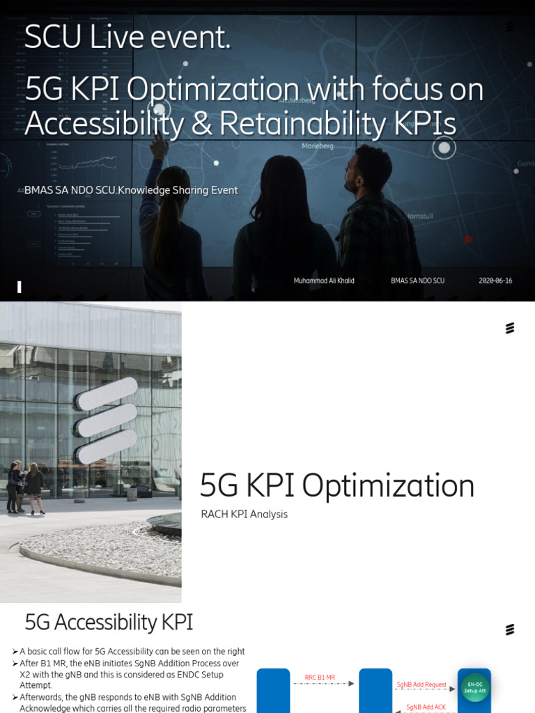 5G KPI Optimization - Acccessibility & Retainability | PDF | Computer ... 5G KPI Optimization - Acccessibility & Retainability | PDF | Computer ...