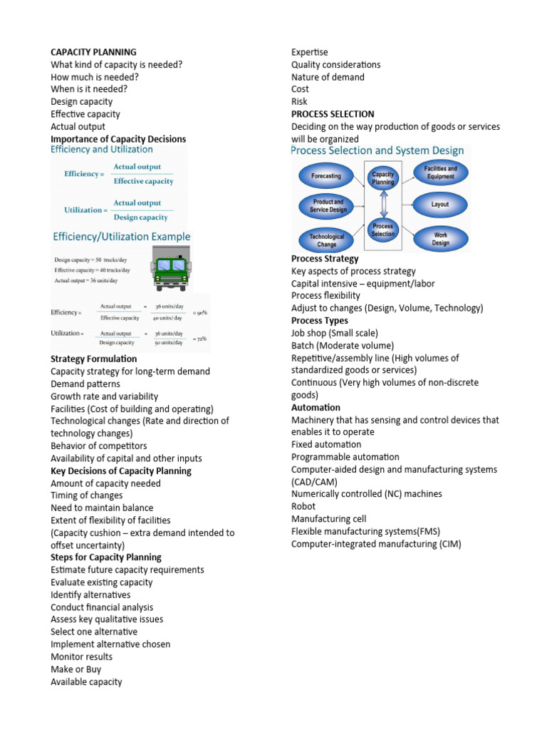 Location Planning in Capacity Management | PDF | Automation | Cost