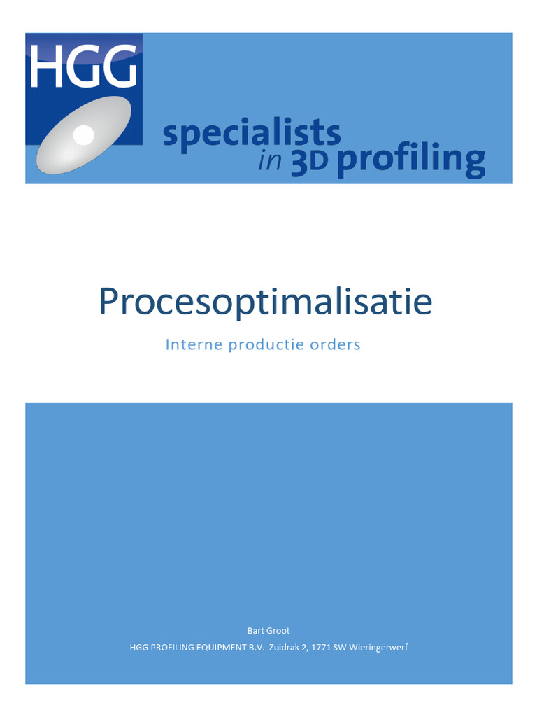 Procesoptimalisatie - Bart Groot | PDF