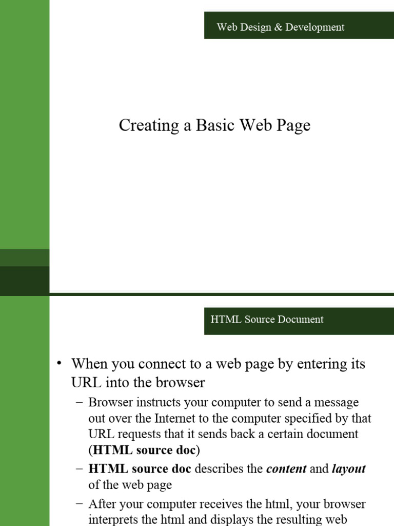 Lecture 02 | PDF | Html | Xhtml