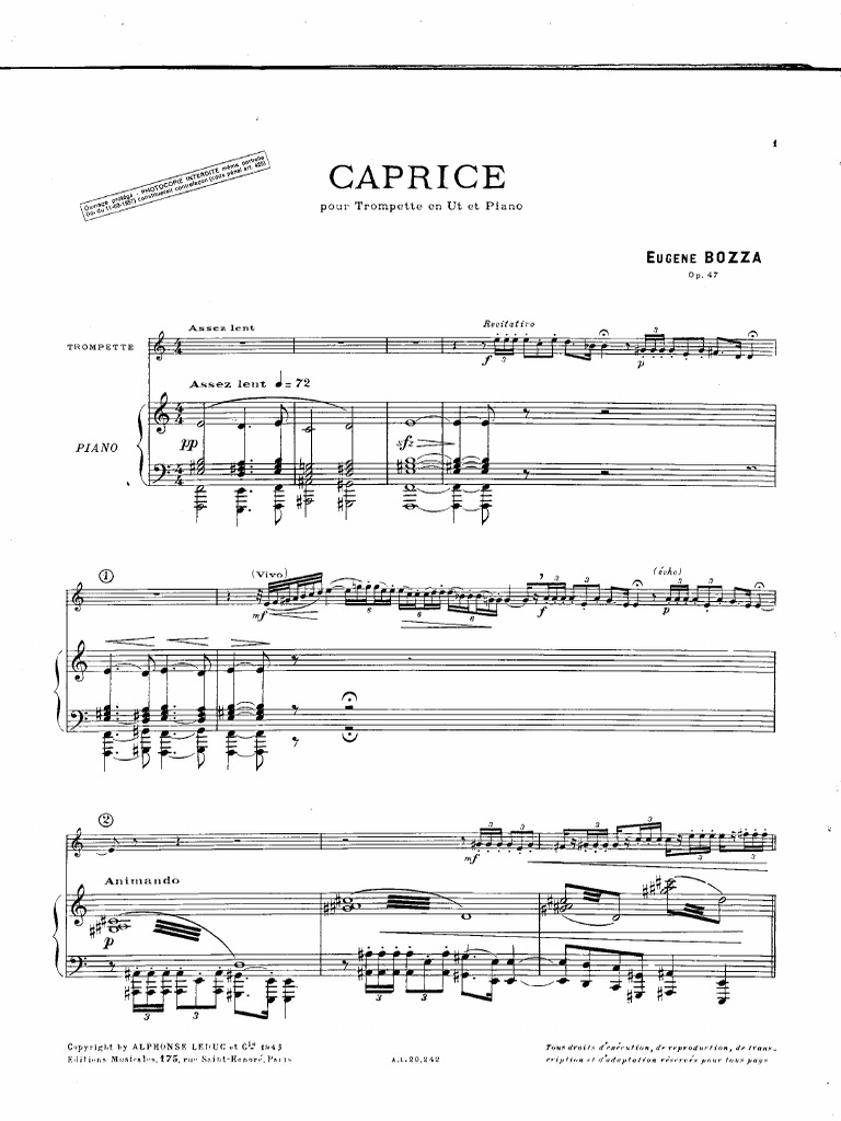 Caprice Piano | PDF