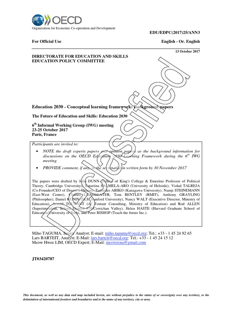 Conceptual Learning Framework Conceptual Papers Pdf Citizenship