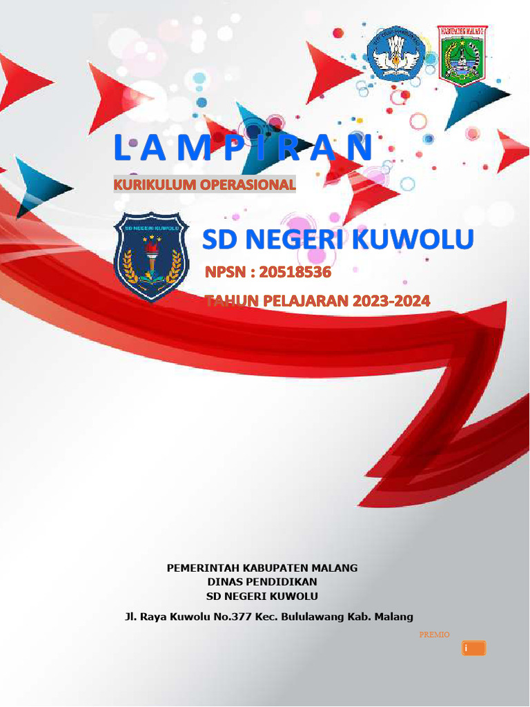 Daftar Lampiran KOSP | PDF