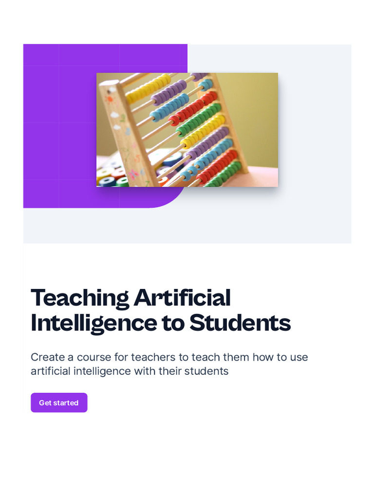 Teaching Artificial Intelligence To Students | PDF | Artificial Intelligence | Intelligence (AI ...