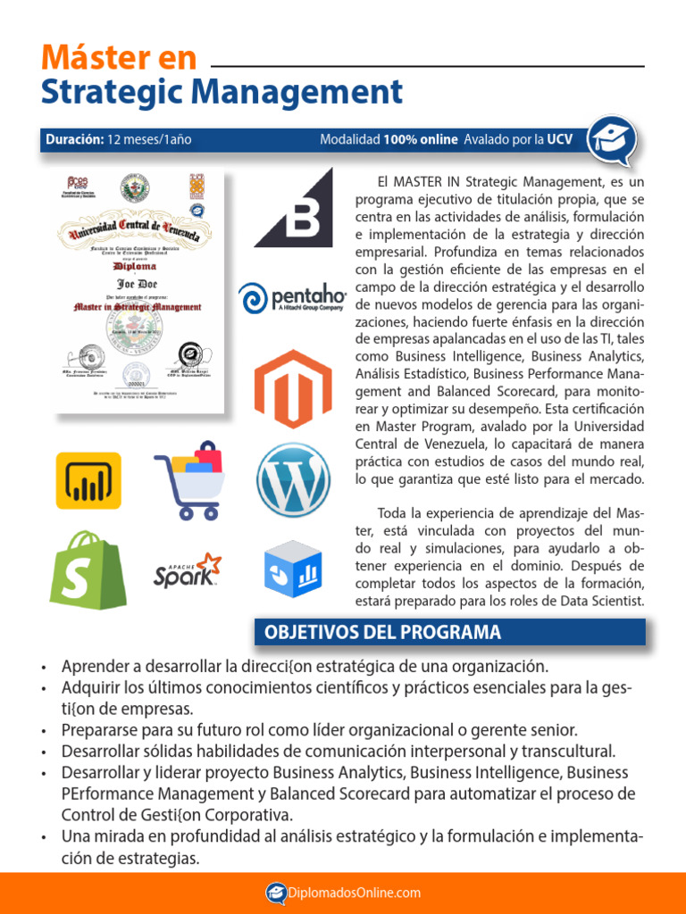 Brochure Strategic Management | PDF