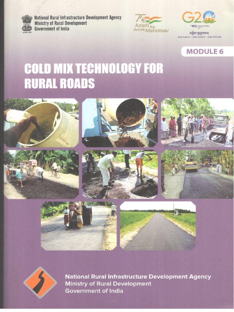 Cold Mix Technology For Rural Roads Module 6 | PDF