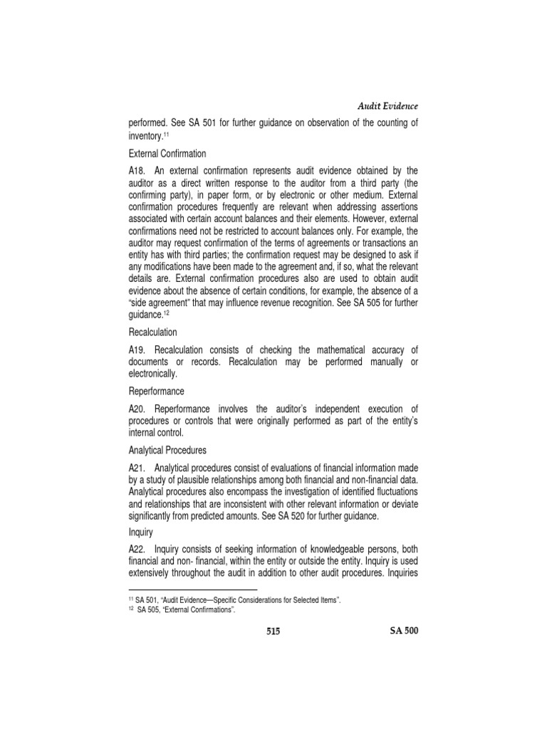 External Confirmation | PDF