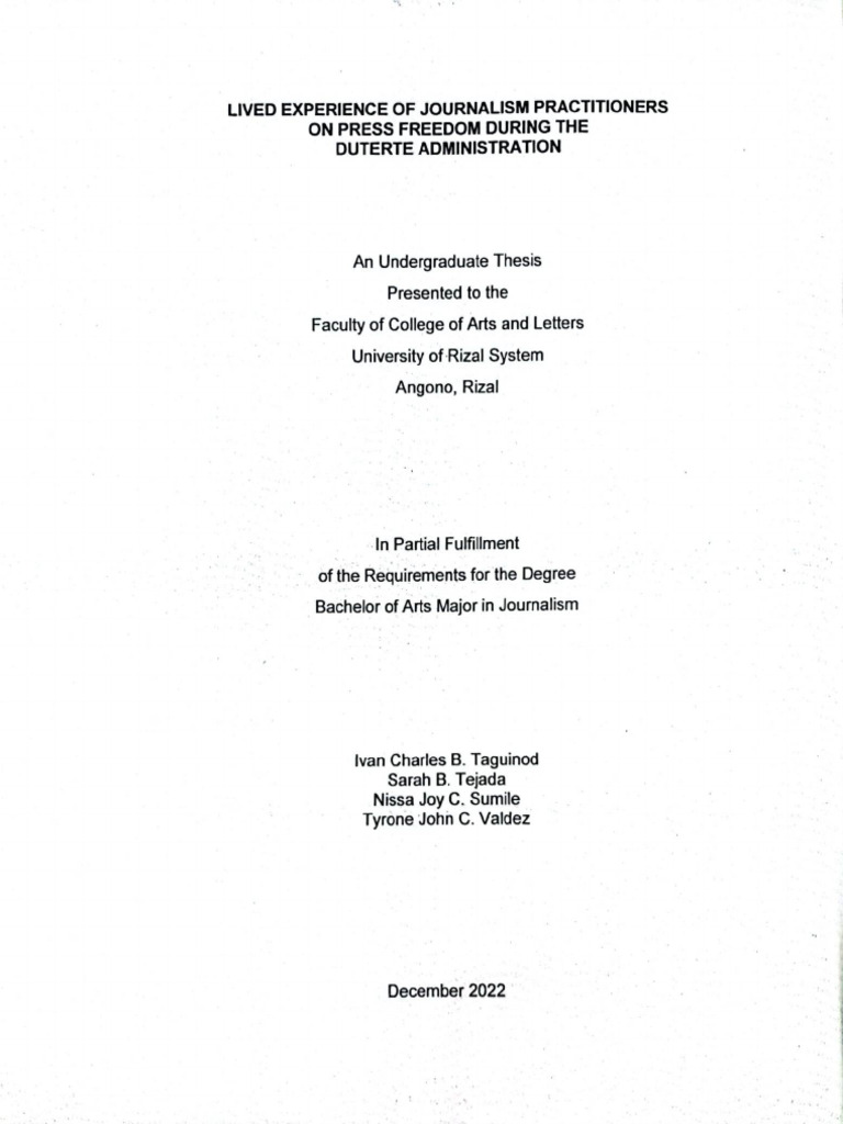 Thesis Approval Sheet | PDF