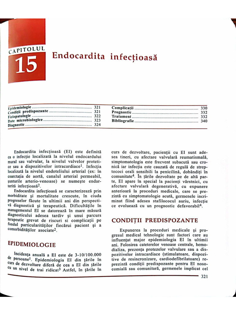 Endocardita Infecè Ioasä | PDF