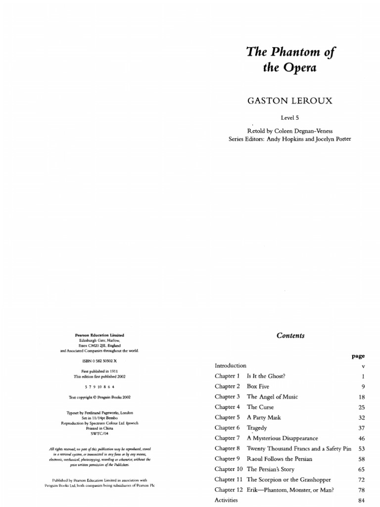 The Phantom of The Opera | PDF